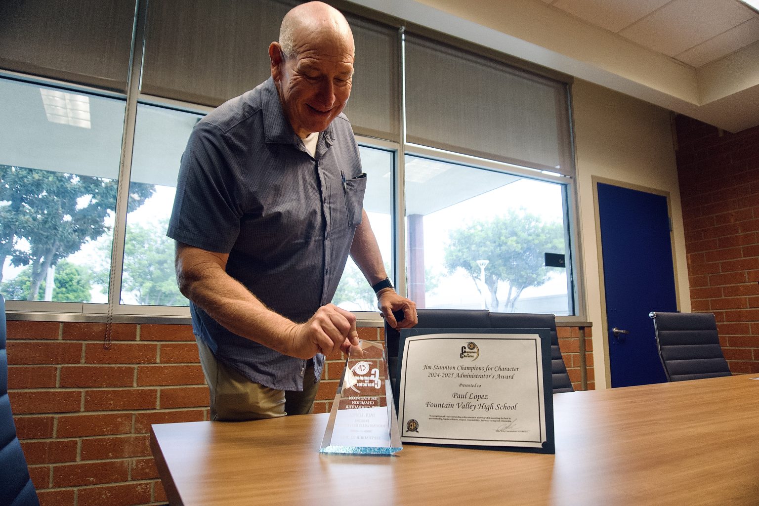 CIF honors FVHS Principal Paul Lopez for his outstanding character ...